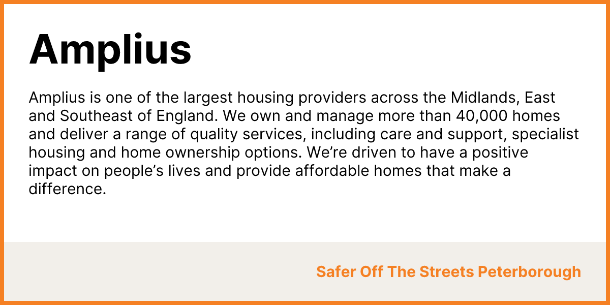 Amplius – Safer Off The Streets